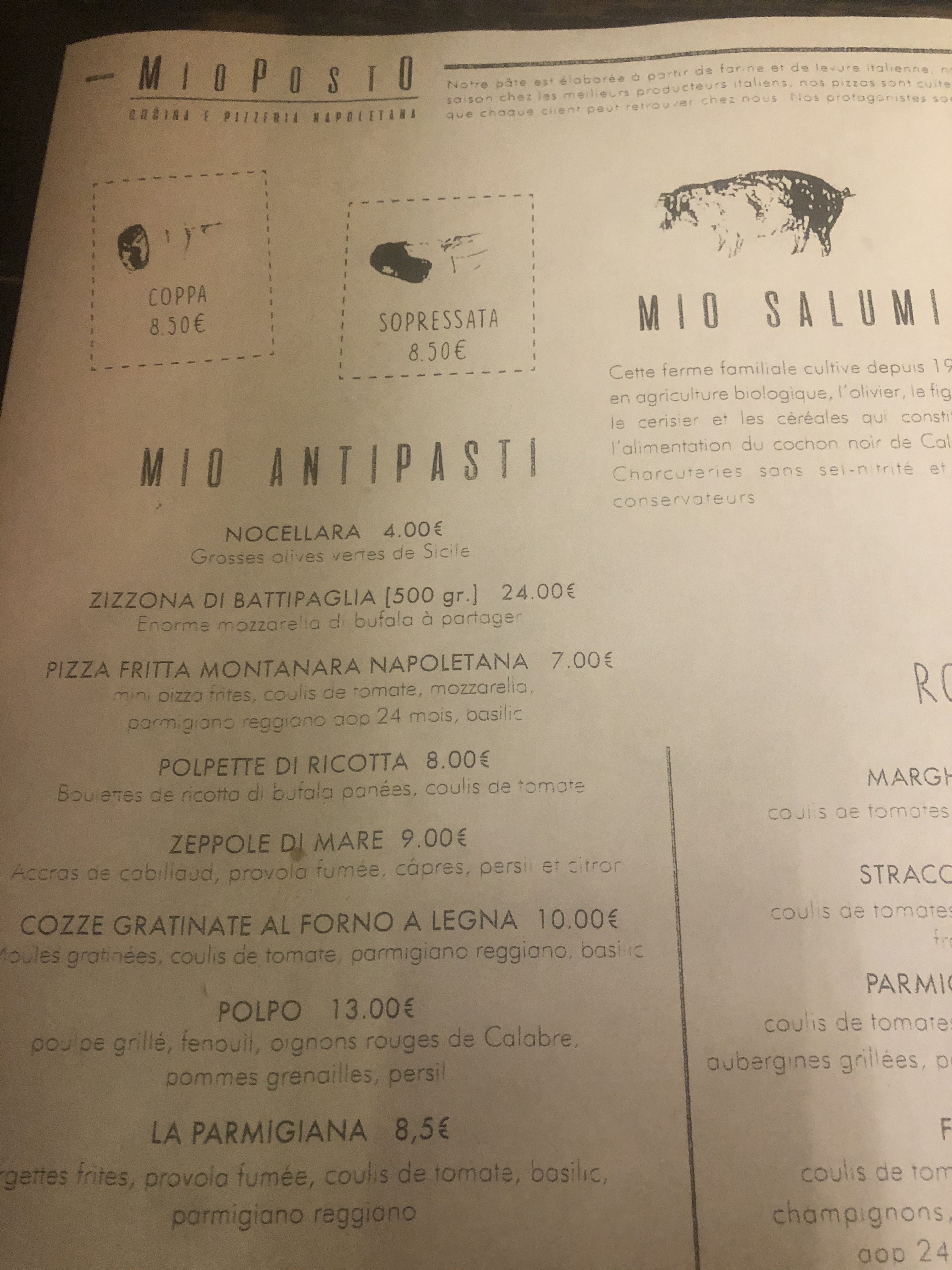 Découverte de « Mio Posto », un restaurant italien authentique à Paris ...